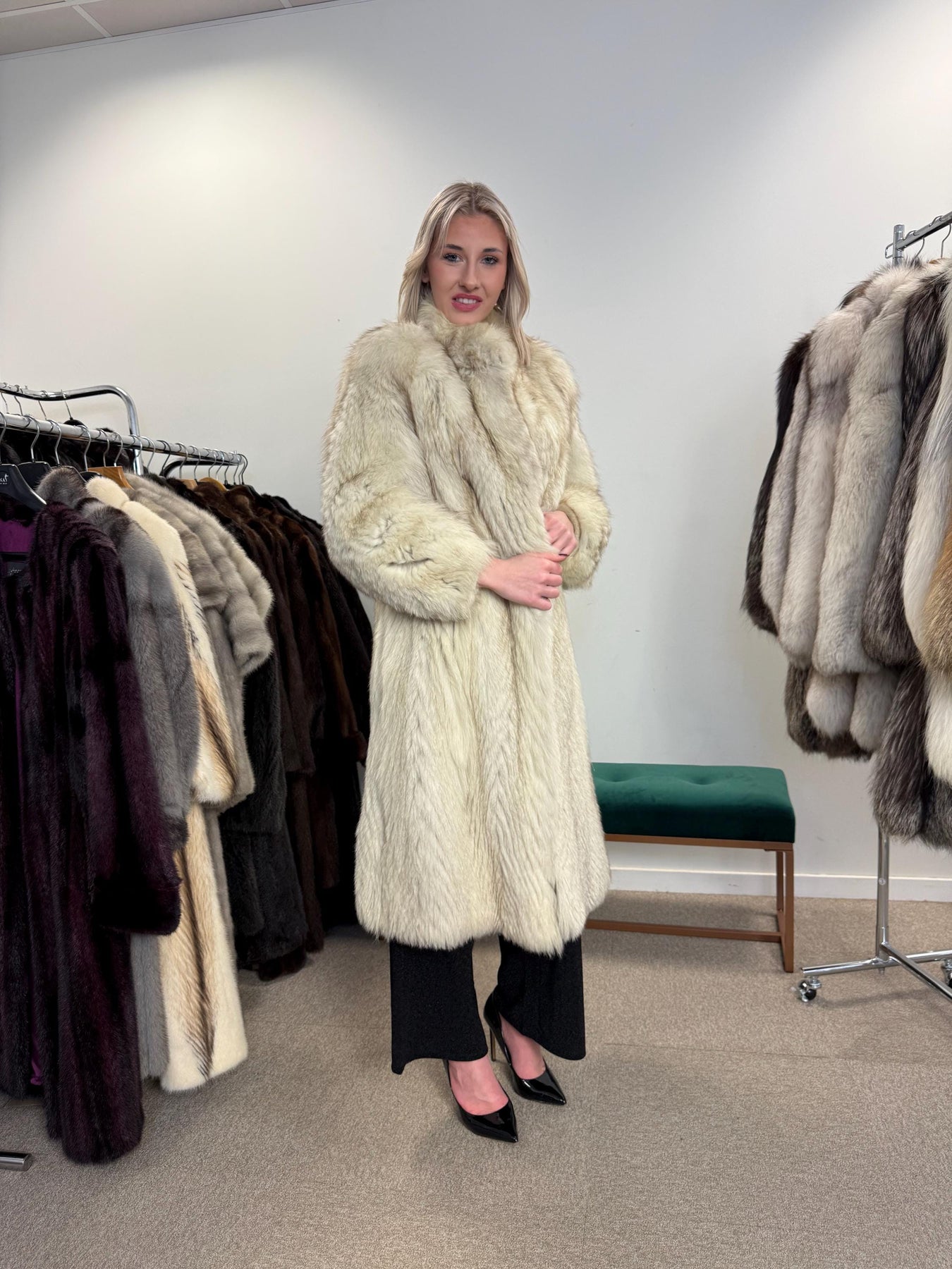 Vintage Fur Mania Real Mink Fox and Sable Fur Coats.